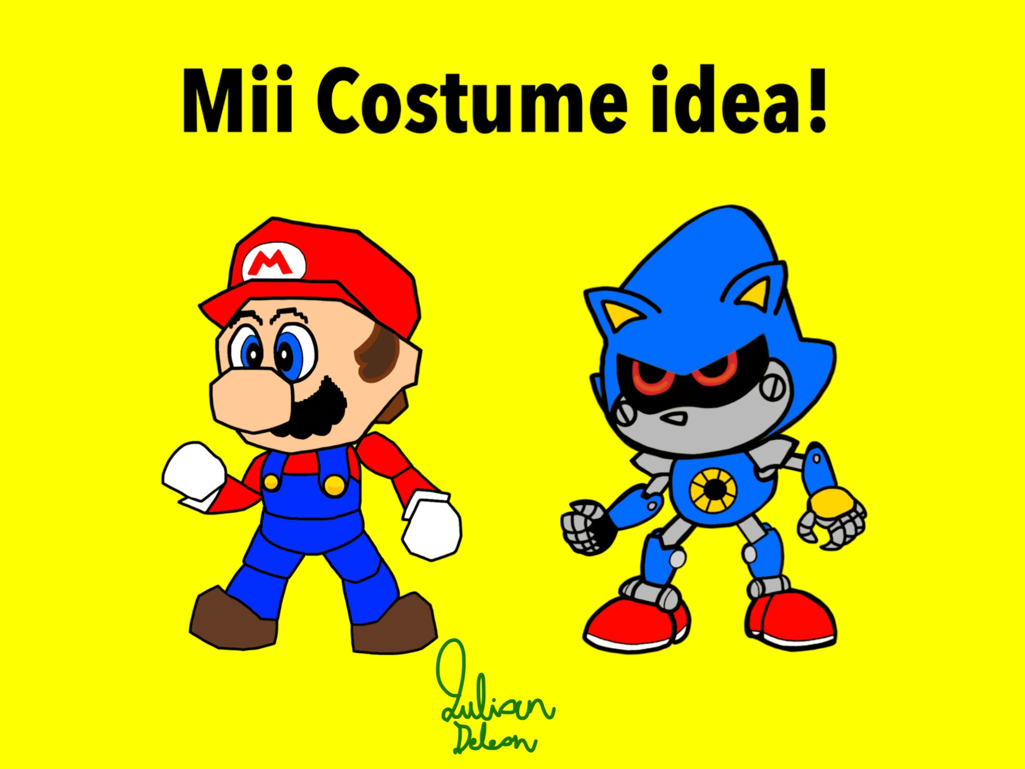 Metal Mario Vs Metal Sonic