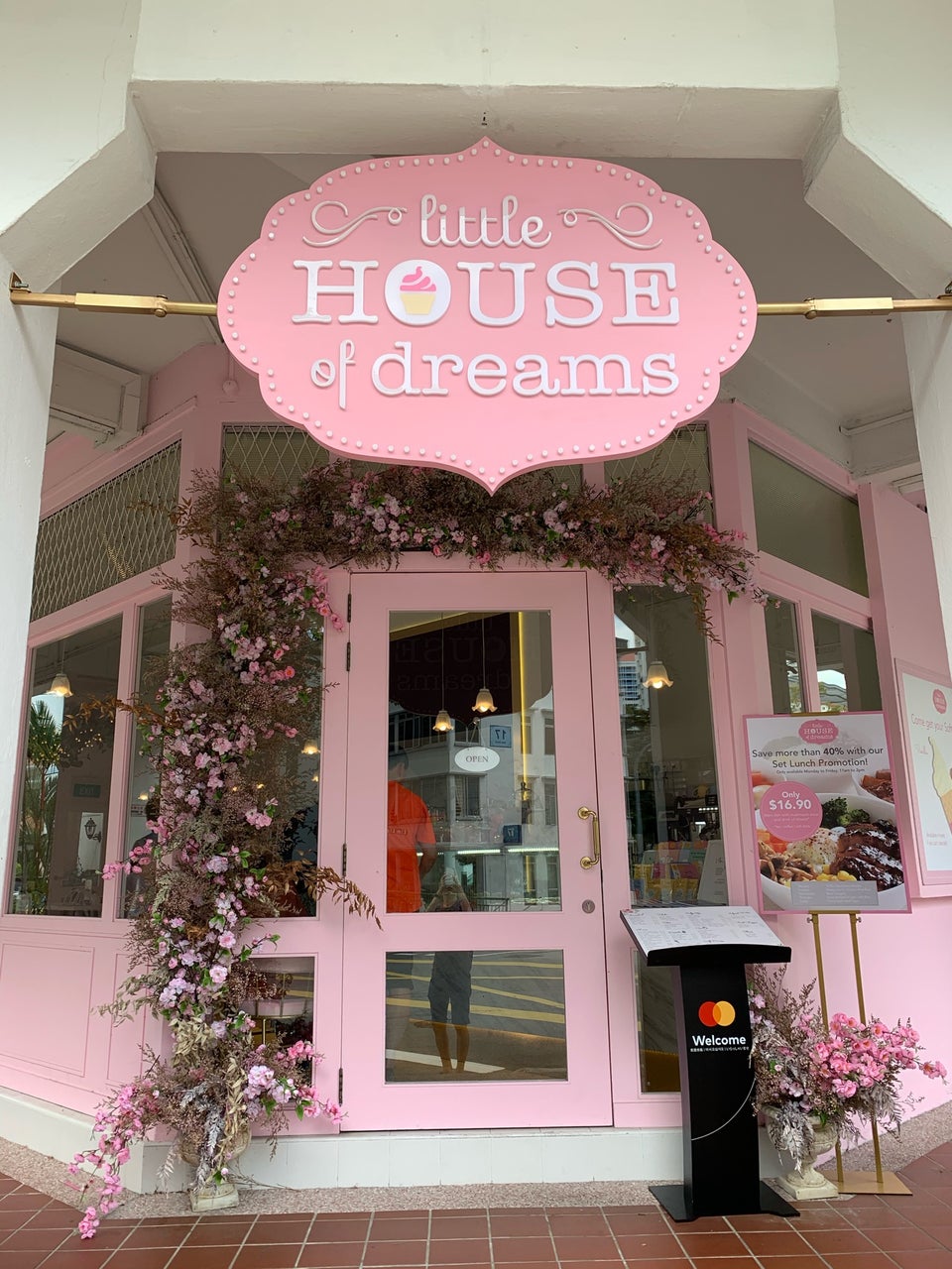 Pink Bakery Shop Front