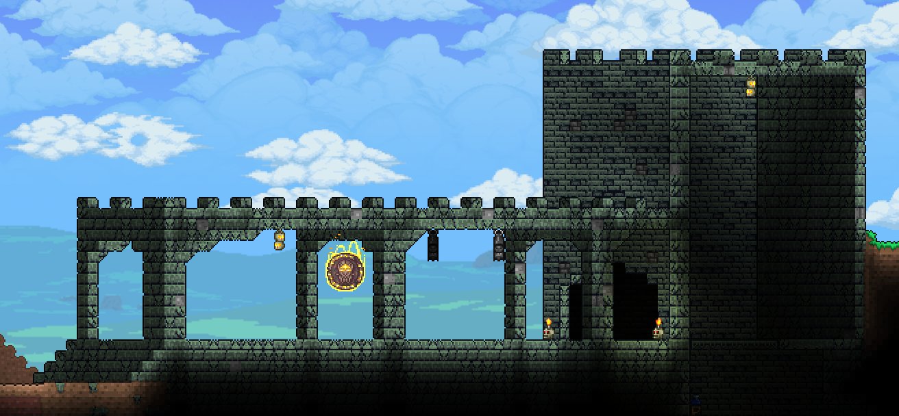 Terraria Simple Castle