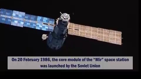 Ussr Launches Mir Space Station