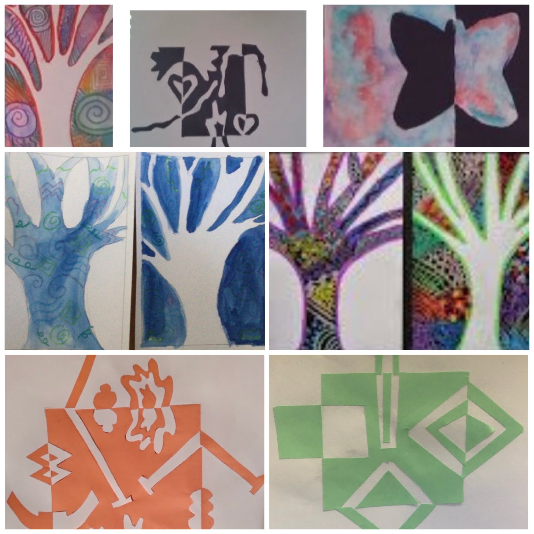 Negative Space Art Projects