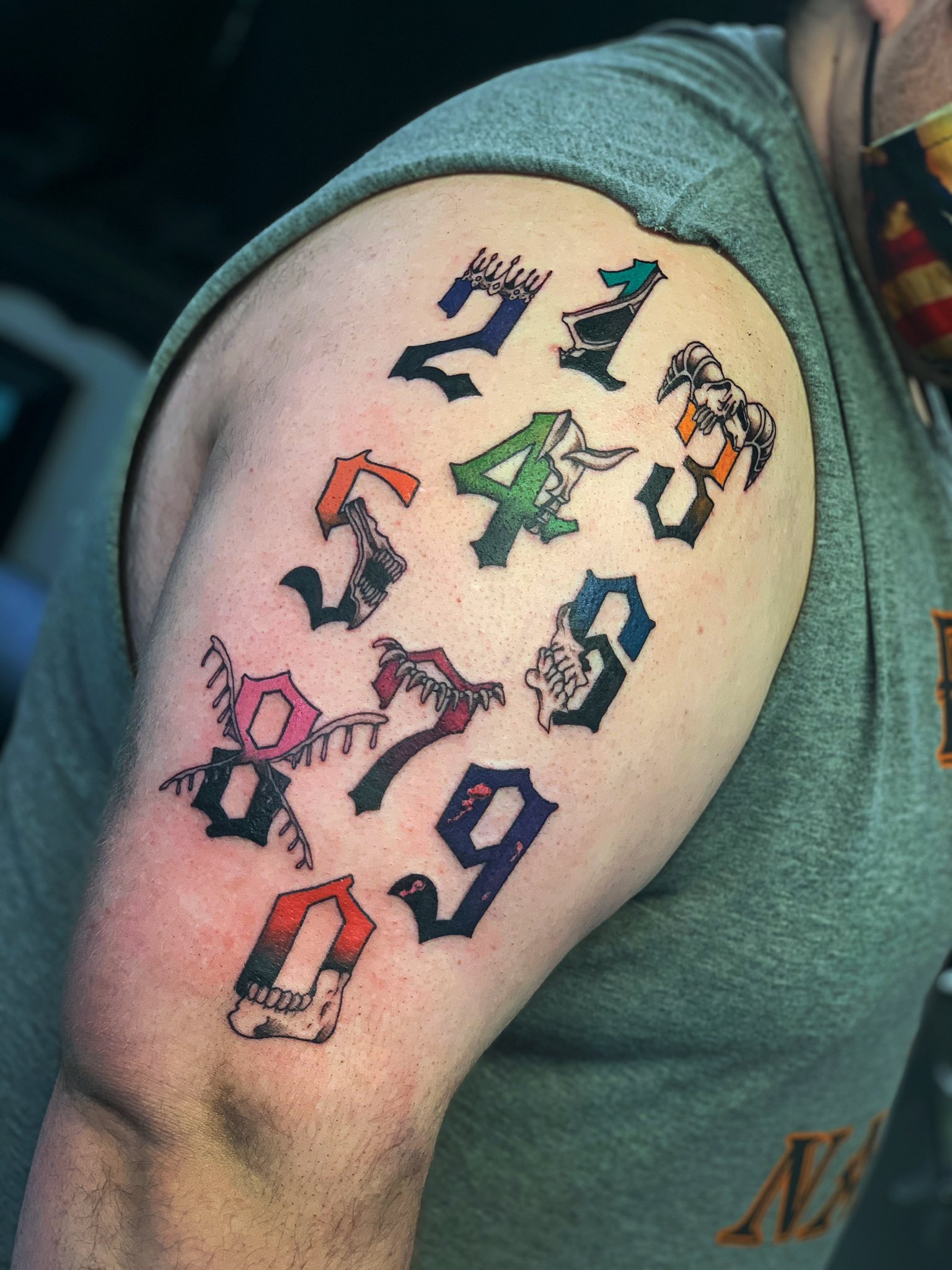 Alphabet Blocks Tattoo