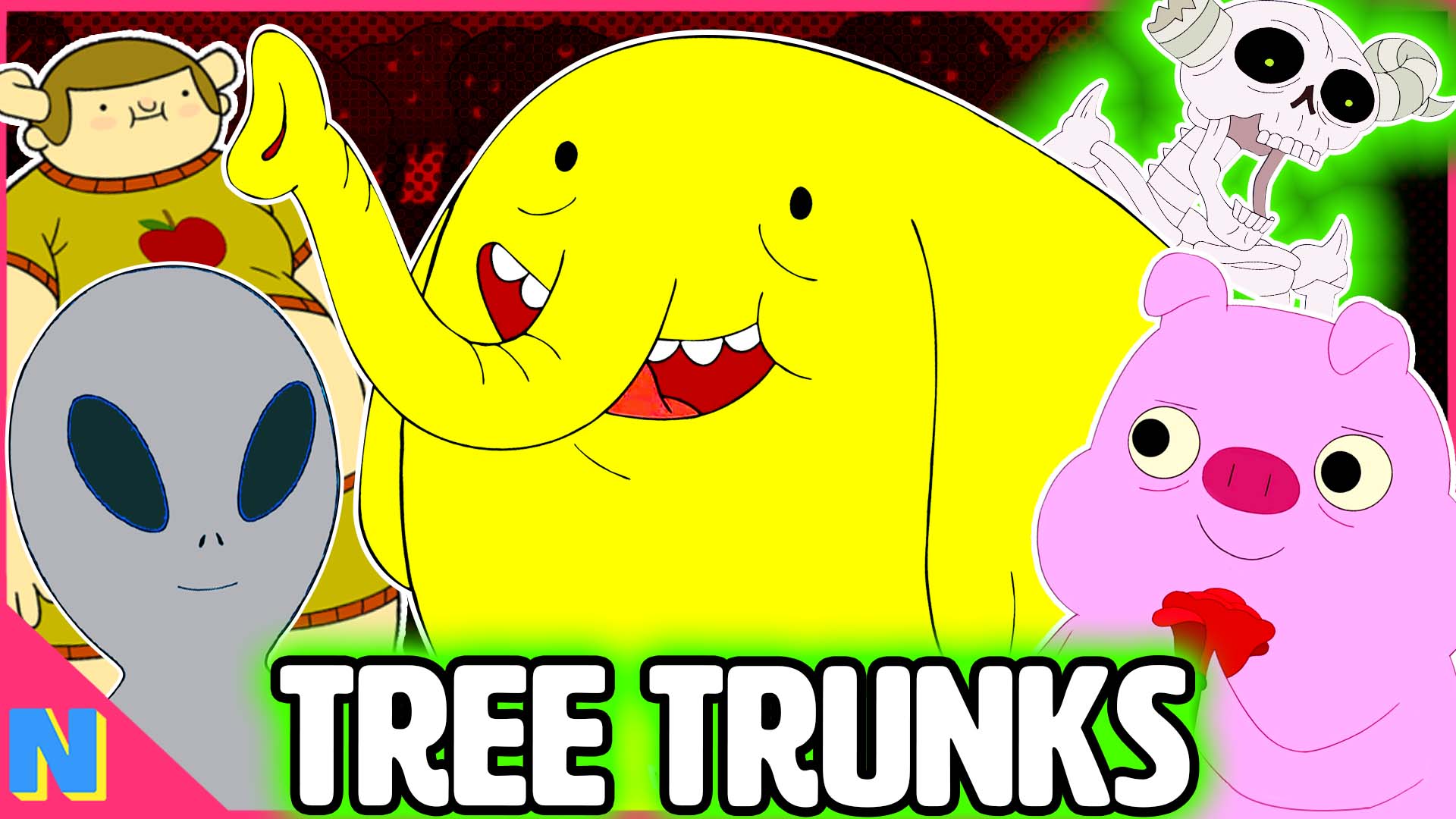 Tree Trunks Adventure Time Wallpaper