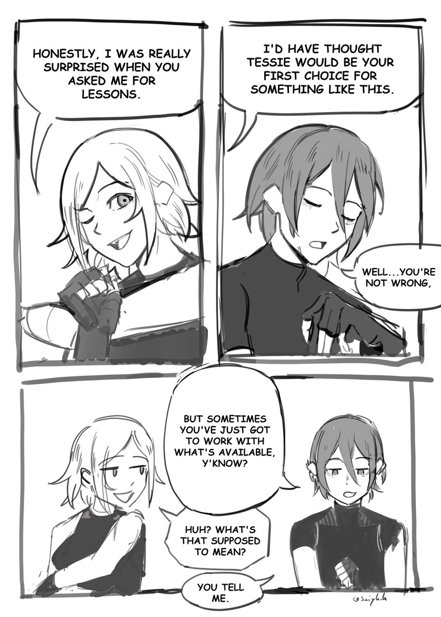 「Quick comic practice with OCs 」Saiykikの漫画