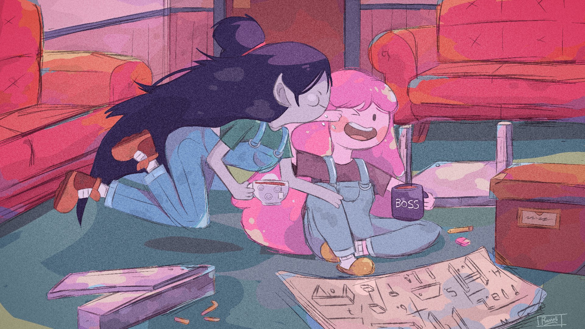 Bubbline Wallpaper