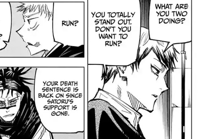 「naoya called gojo by his first name possibly meaning either 」JUJUTSU ...