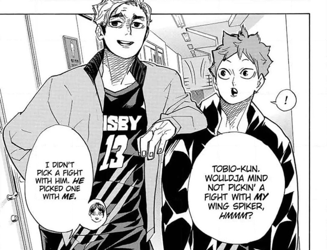 「Atsumu miya and hinata shoyo (hq) 」|ًkei still crying over tianshanの漫画