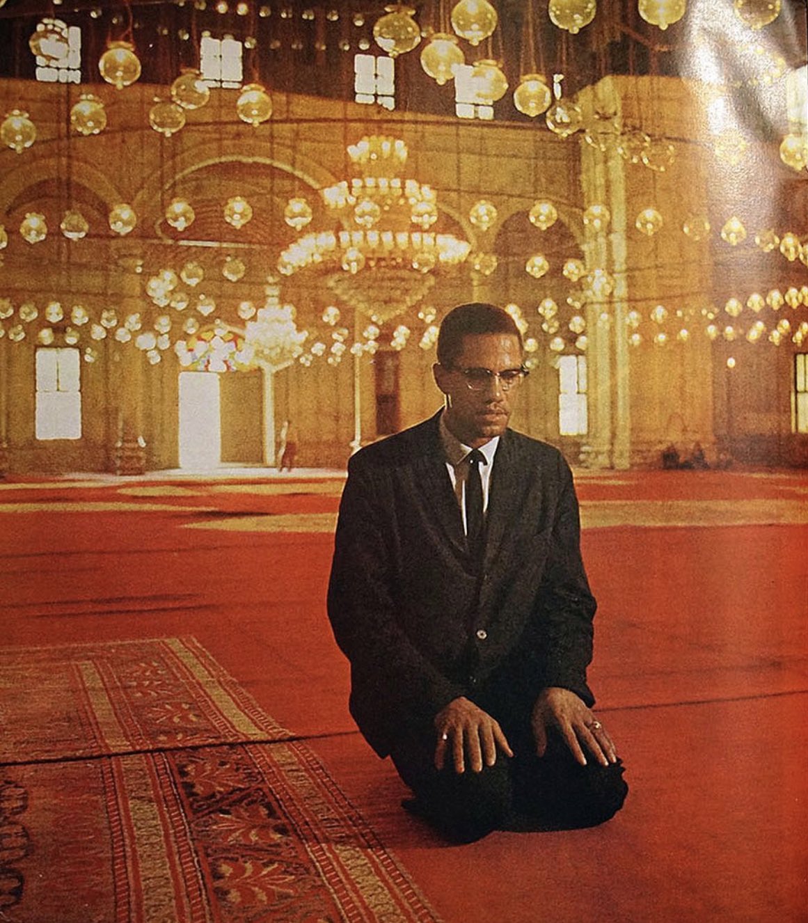 Malcolm X Praying