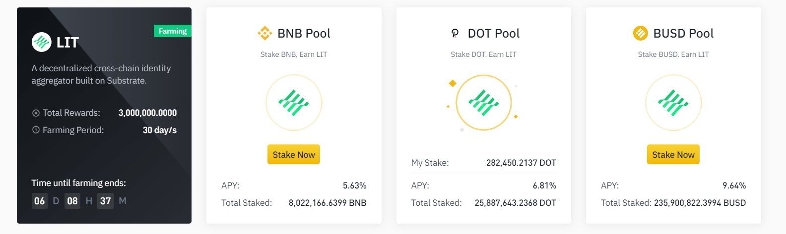 Litentry Global on Twitter: "#BinanceLIT Farming session still going on ...