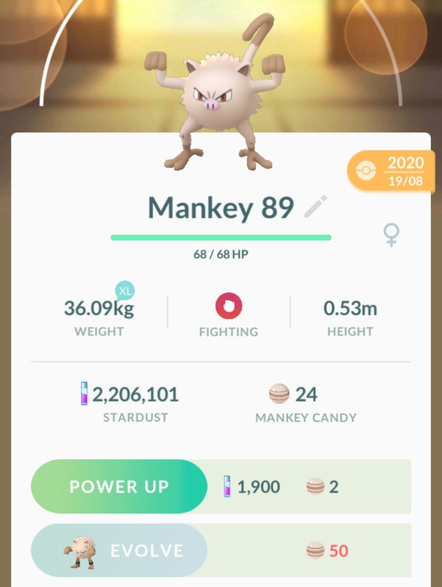 Mankey Evolution