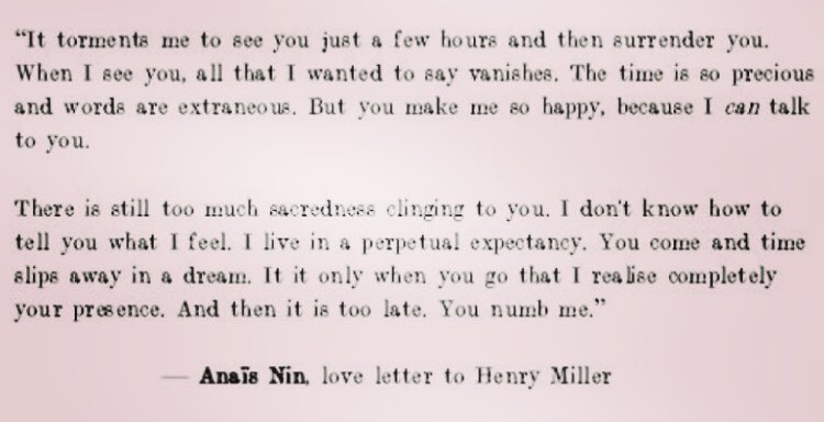 Henry Miller Anais Nin Letters