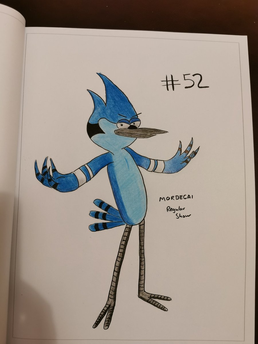 Mordecai Regular Show Drawings