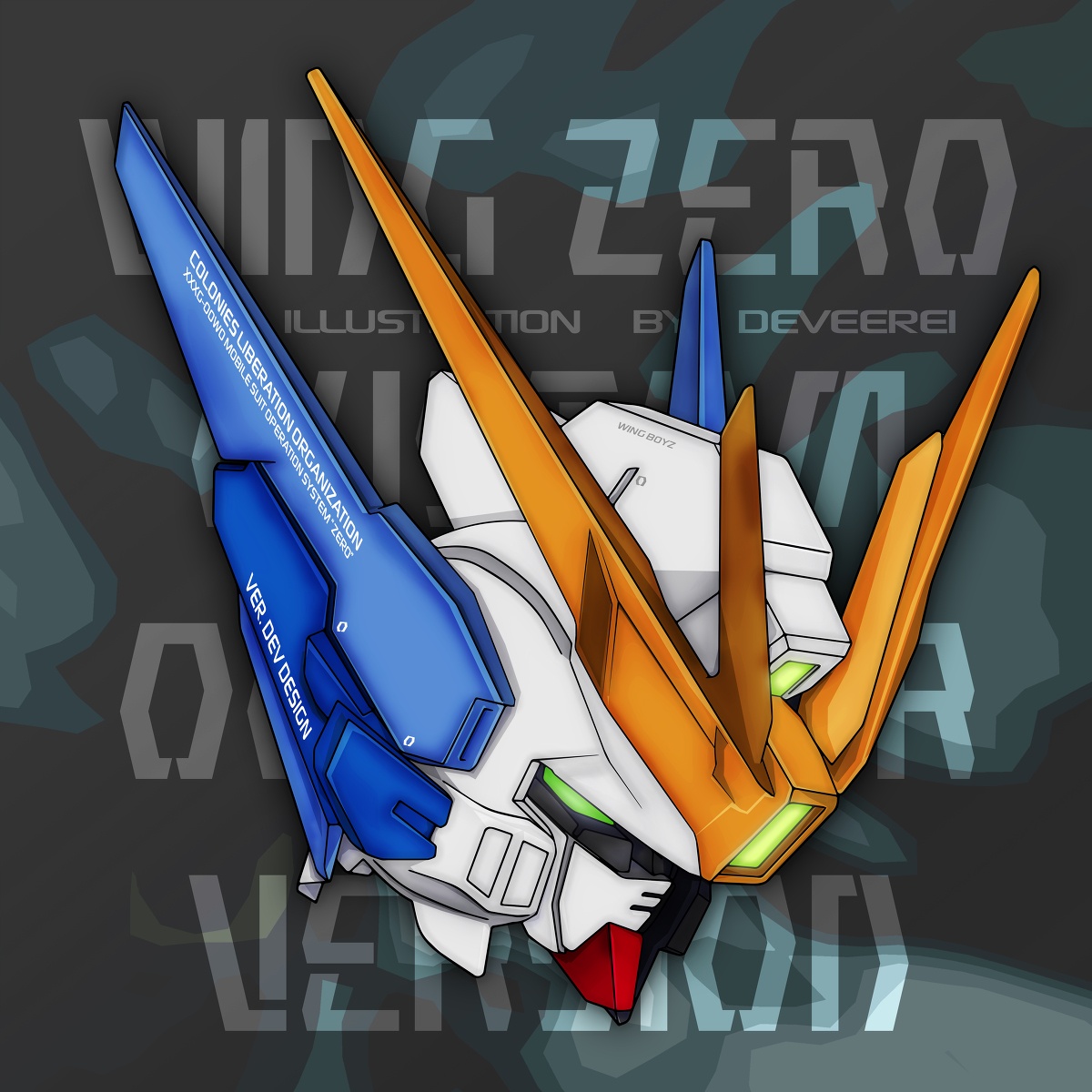 Gundam Wing Zero Head