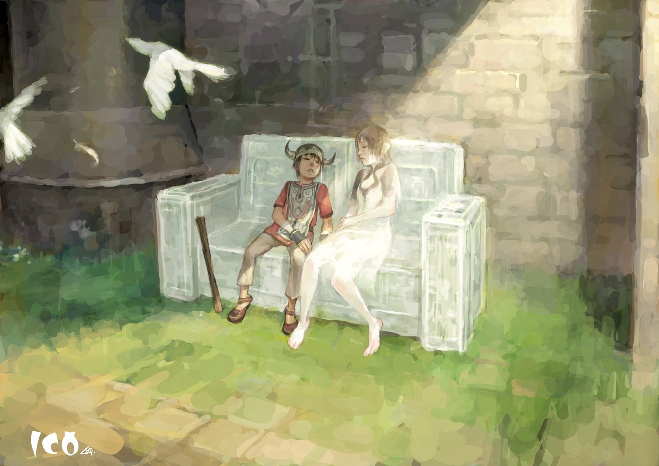 THE ART OF VIDEO GAMES on Twitter: "Fan art | Ico Artist: Fcp (Pixiv) https://t.co/LuZ6RIXhUu ...