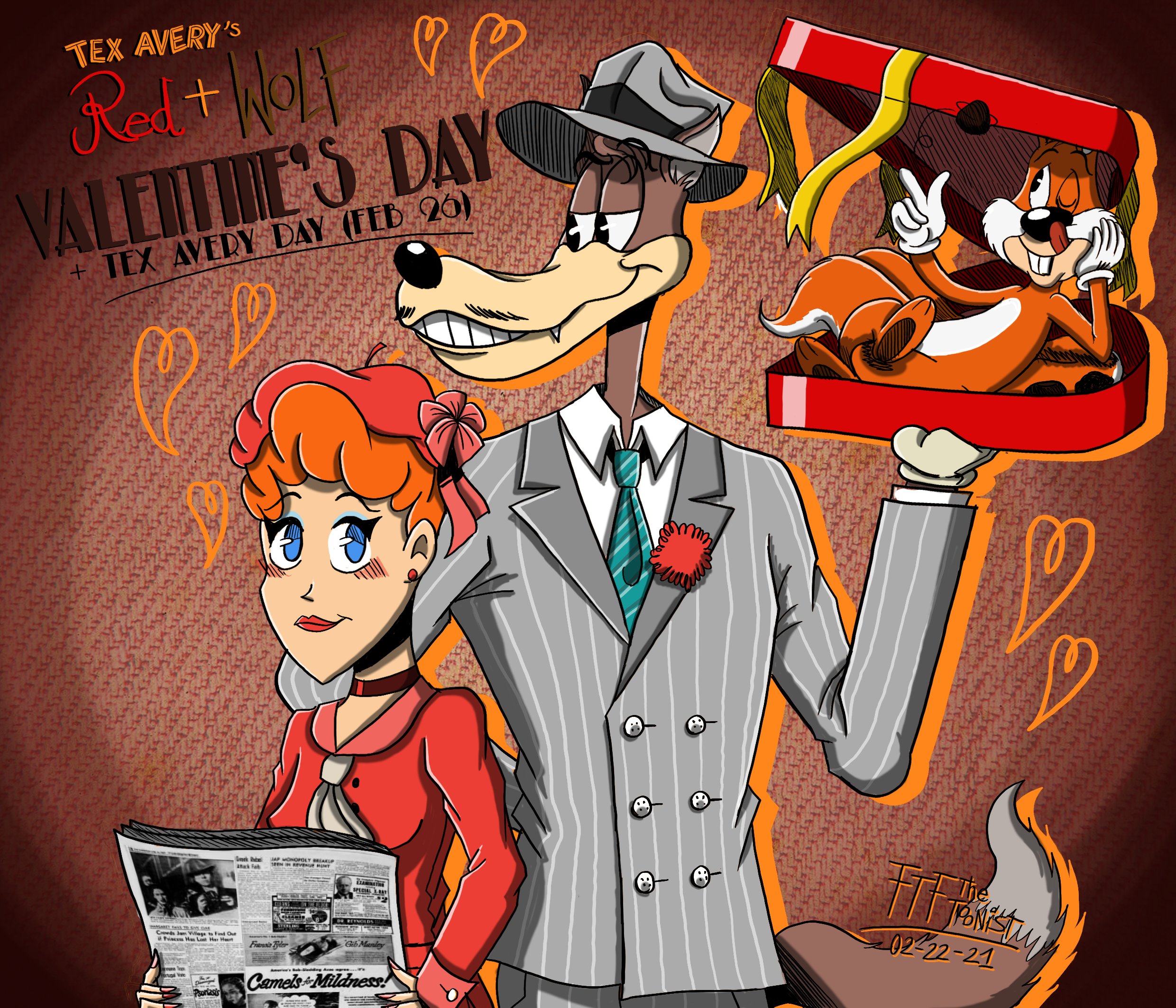 Tex Avery Wolf And Red