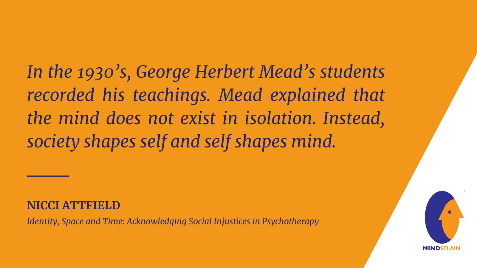 Gh Mead Mind Self And Society