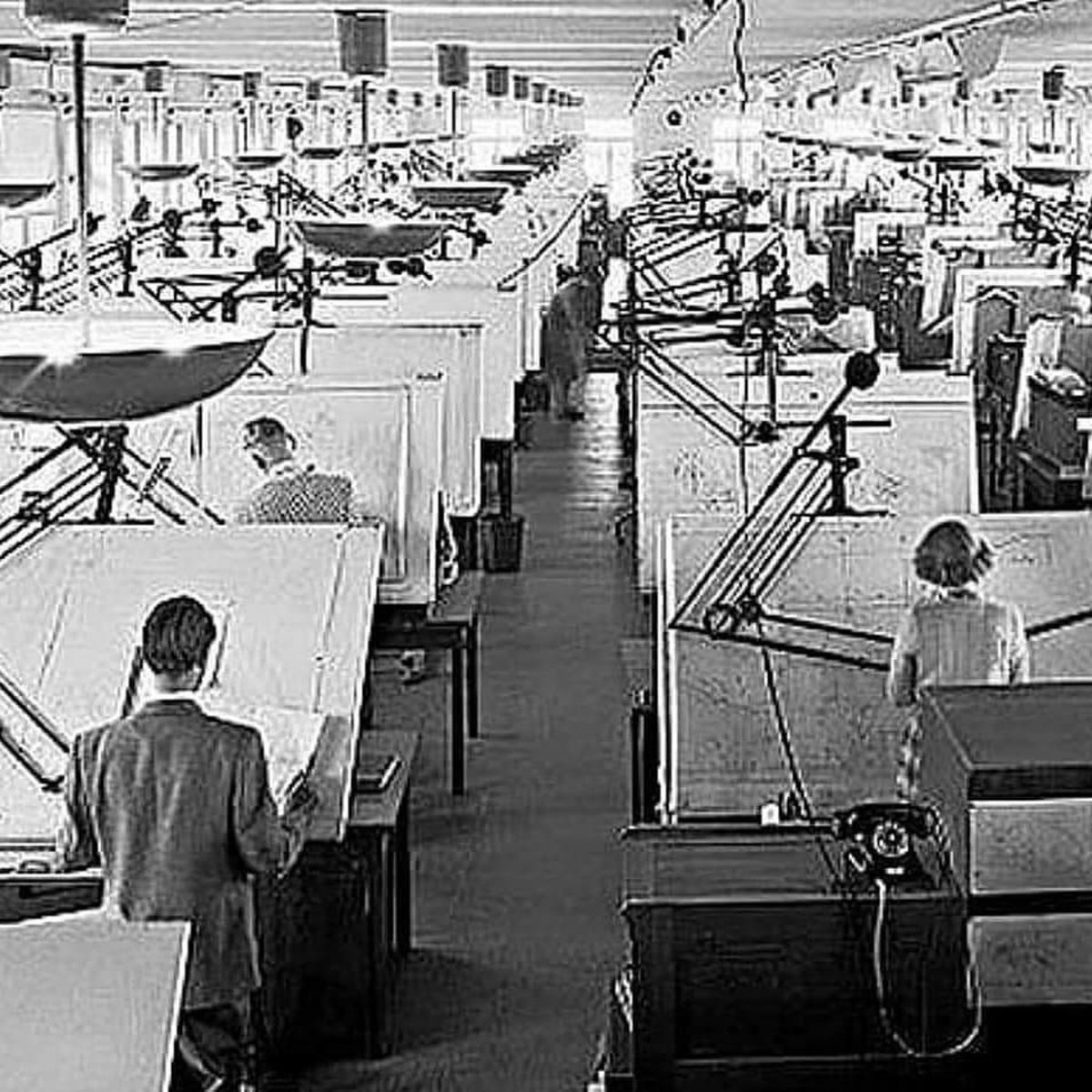 Asi trabajaban los ingenieros cuando no existia AutoCad | Mediavida