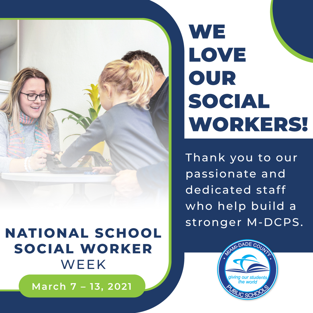 Miami-Dade Schools on Twitter: "During Social Work Month and National ...