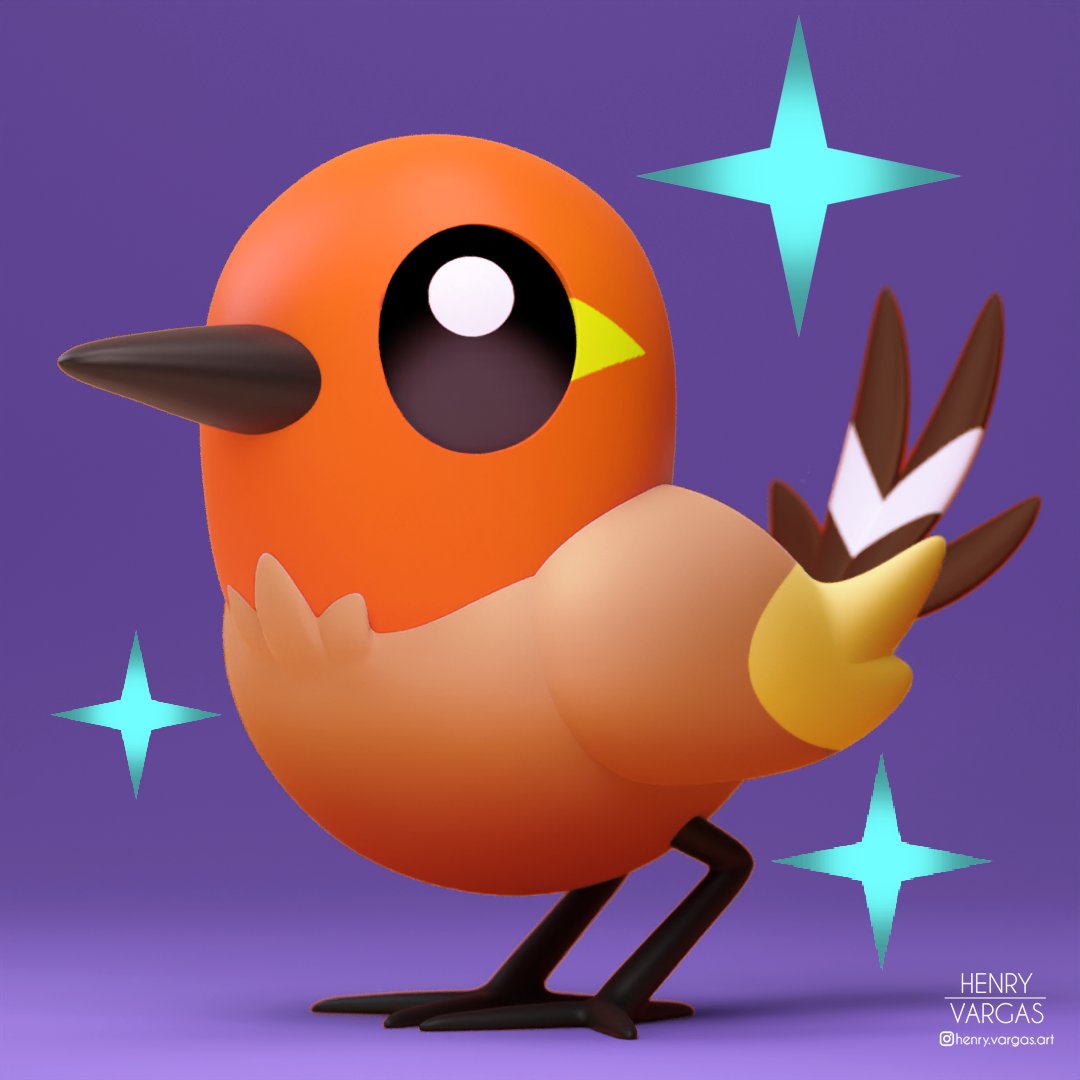 Shiny Talonflame Sprite