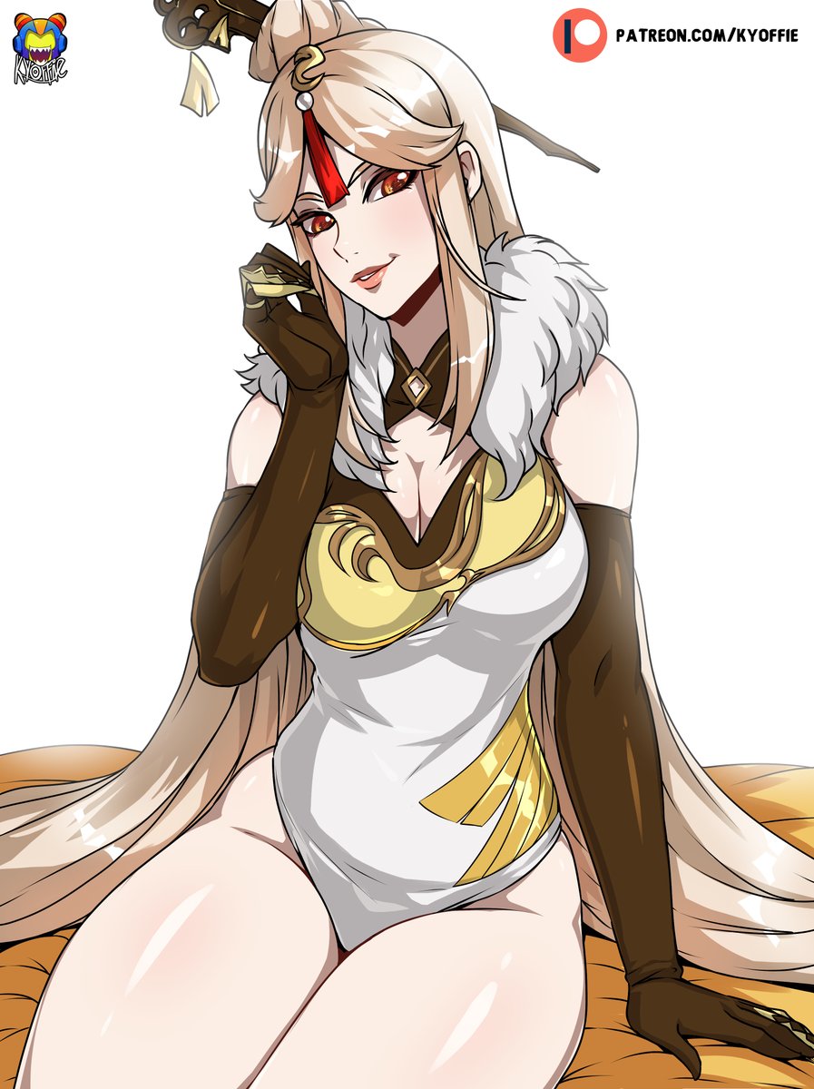 Ant on Twitter: "Character Feature: Ningguang! Image 1 by @NSilvaArt (11x17" for $30): https://t ...