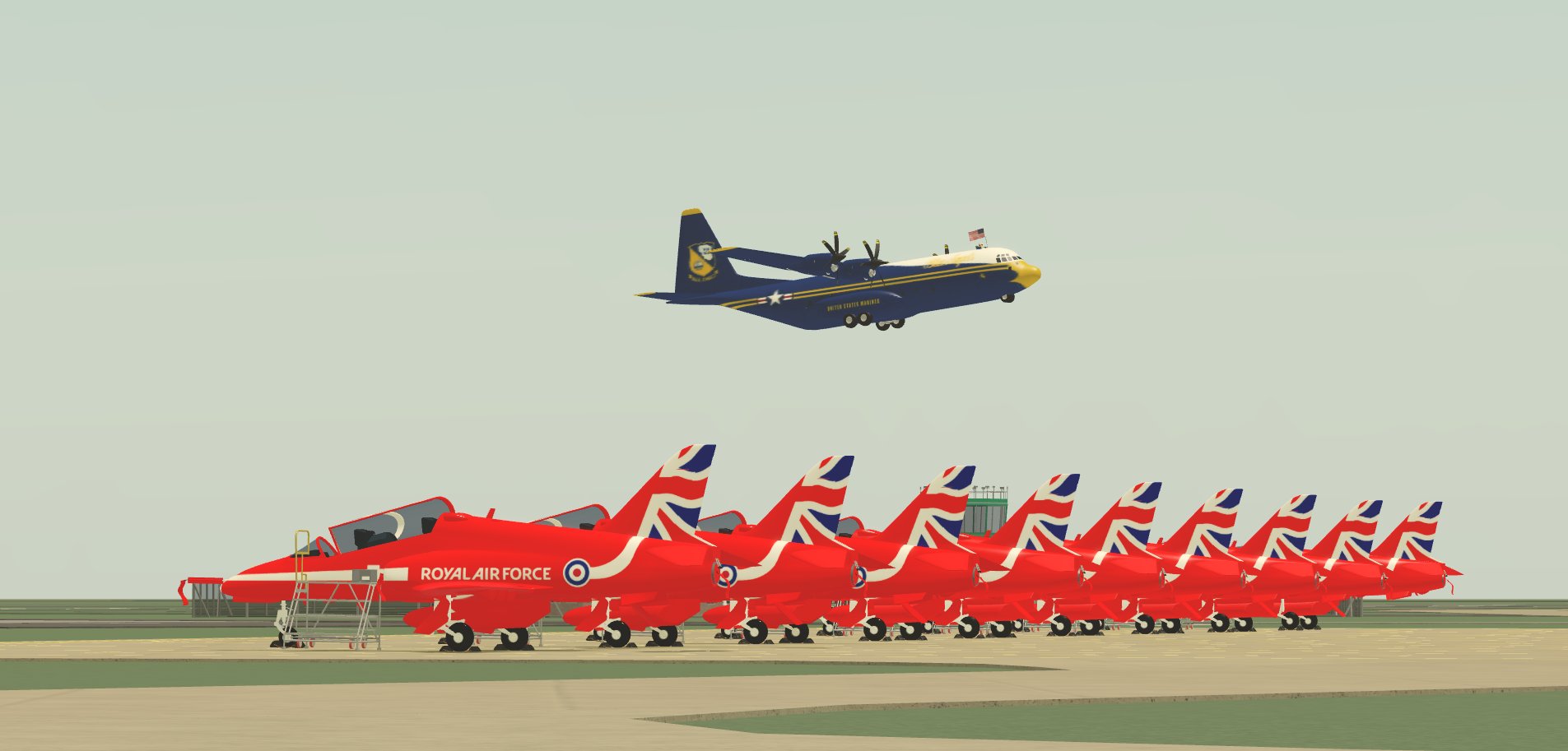 Blue Angels Vs Red Arrows