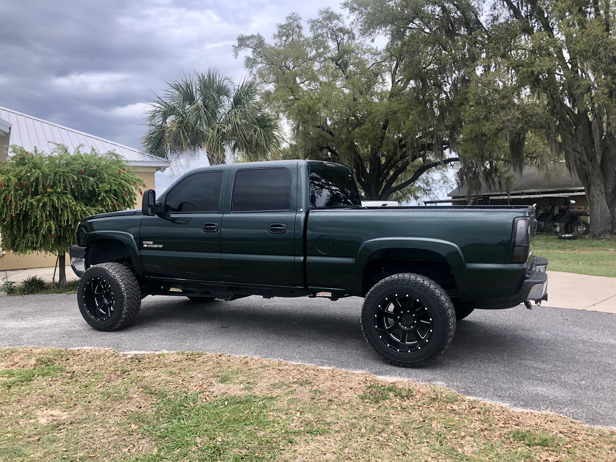 Lifted Green Duramax