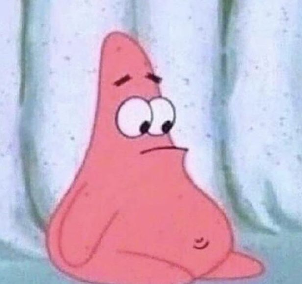 Patrick Star Sad Face
