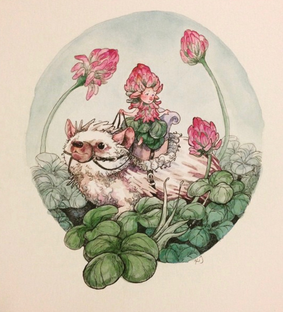 「Clover fae! 」|Kimberli Johnson @🏠のイラスト