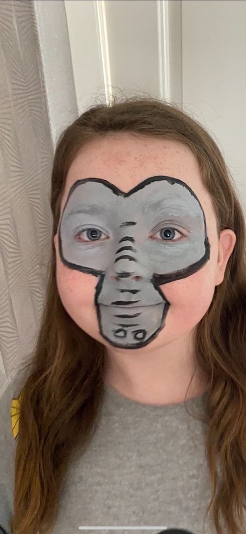 Monkey Face Painting Ideas