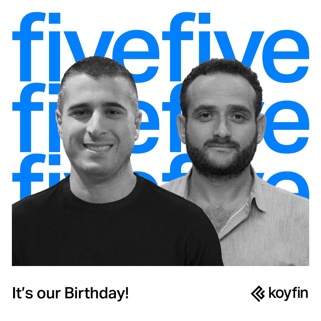 Koyfin on Twitter: "Today Koyfin turns five! 🎉 That’s five years of ...