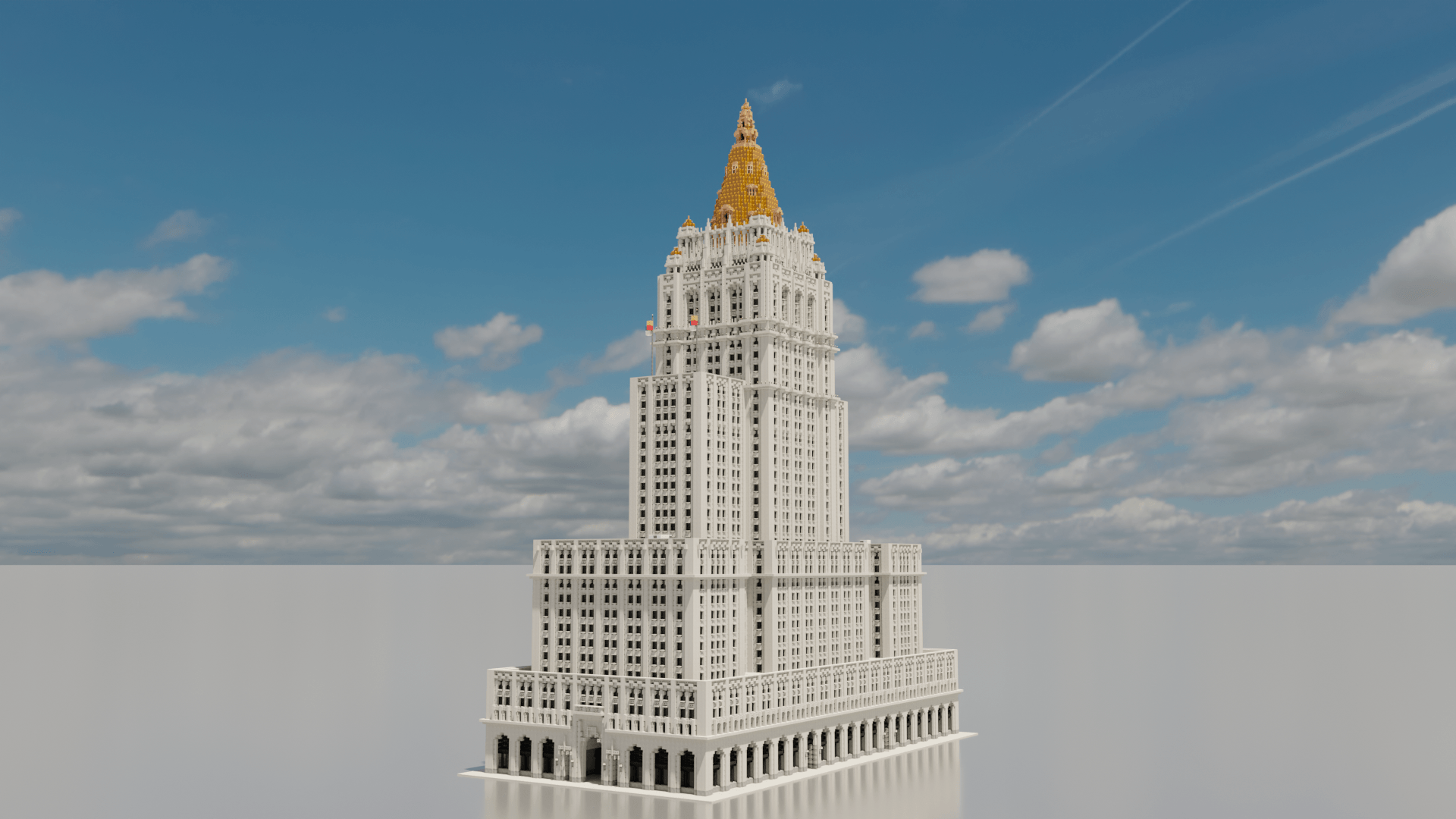Minecraft New York Skyline