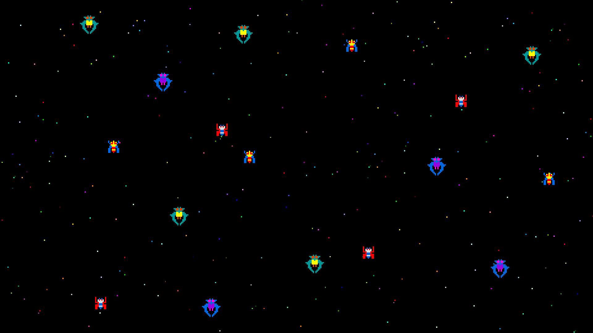 Galaga Space Background