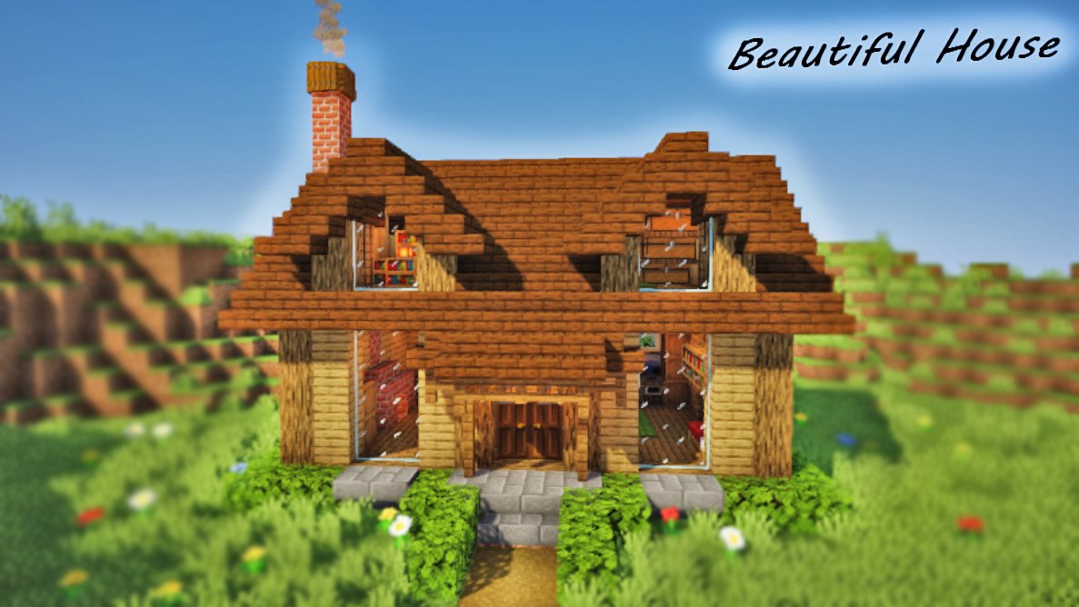 Minecraft Farm House Tutorial