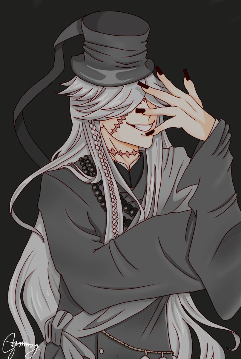 How To Draw Undertaker From Black Butler