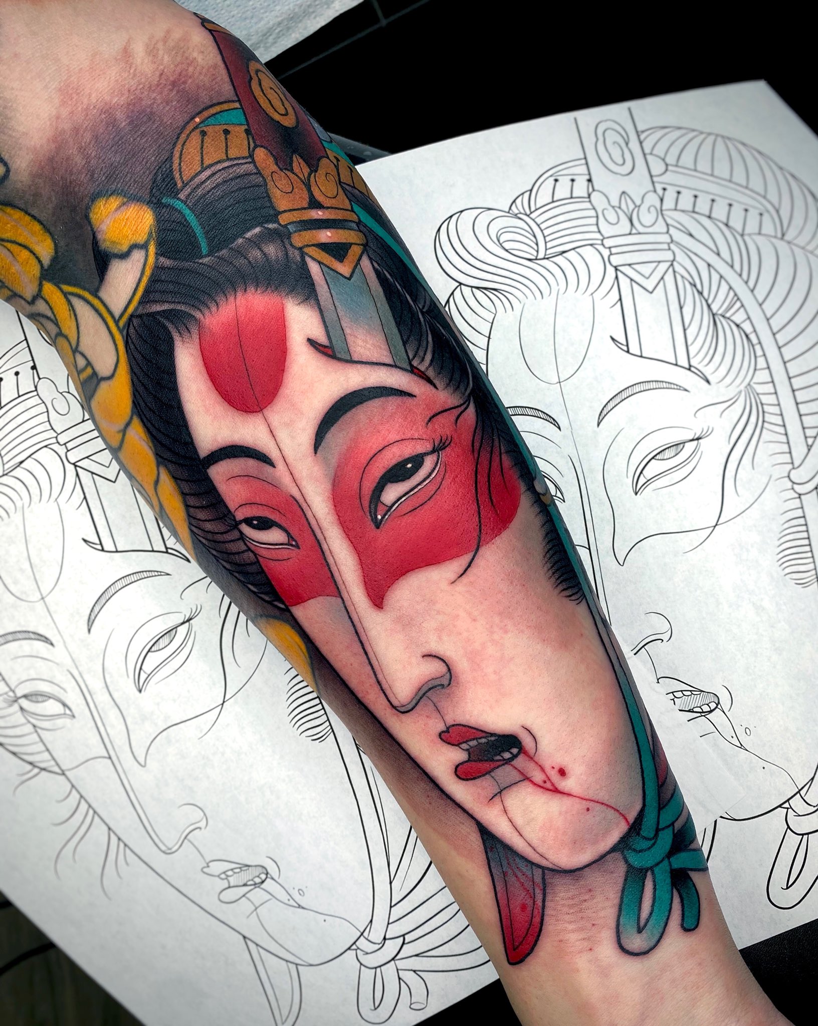 Daan Namakubi Tattoos Jiho_jong Namakubi In Progress #tattoo