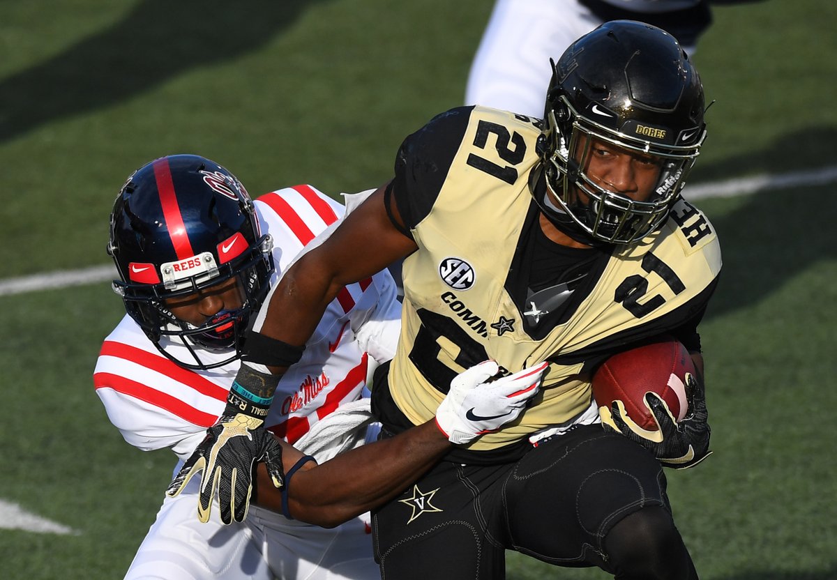 Vanderbilt RB Keyon Henry-Brooks is entering the NCAA transfer portal ...