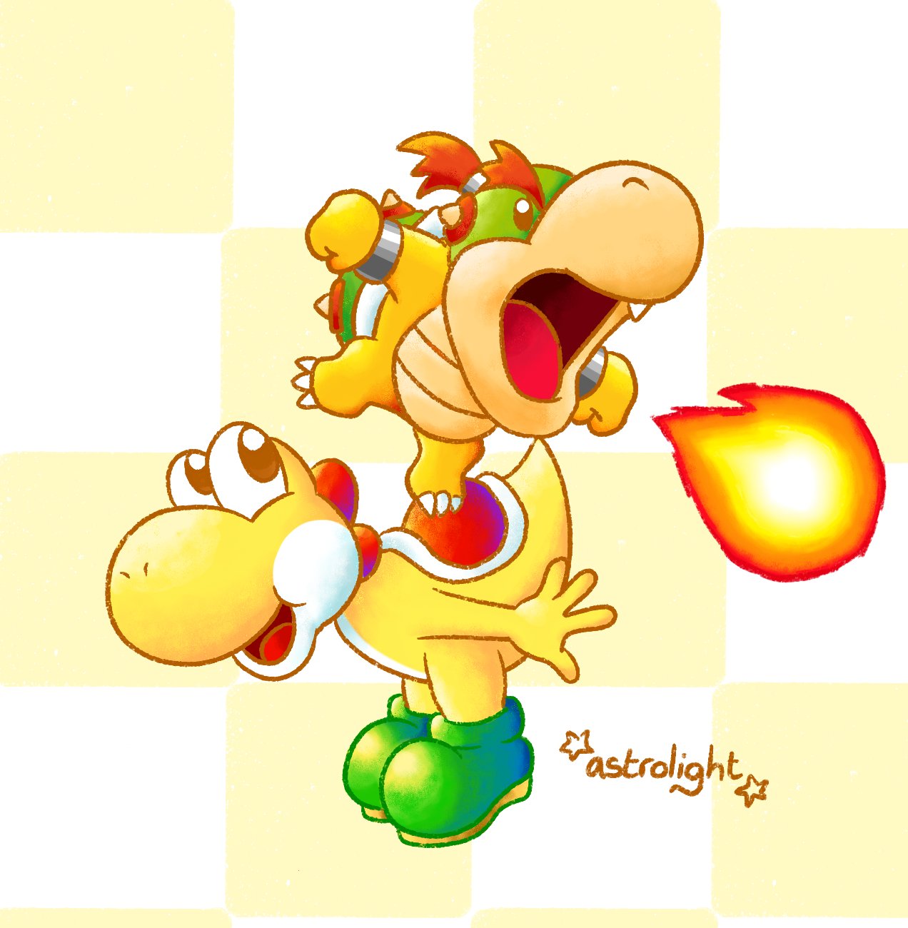 Yoshi Vs Baby Bowser