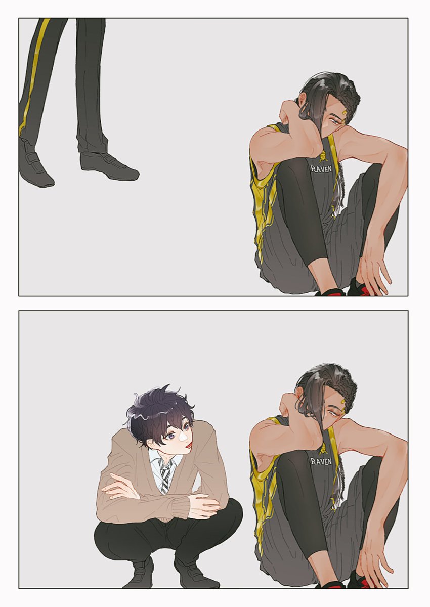 エー監「むすくれ?部と監督生♂ (フロ監♂/ジャミ監♂/エー監♂) #twstプラスB」SBT/心臓の漫画