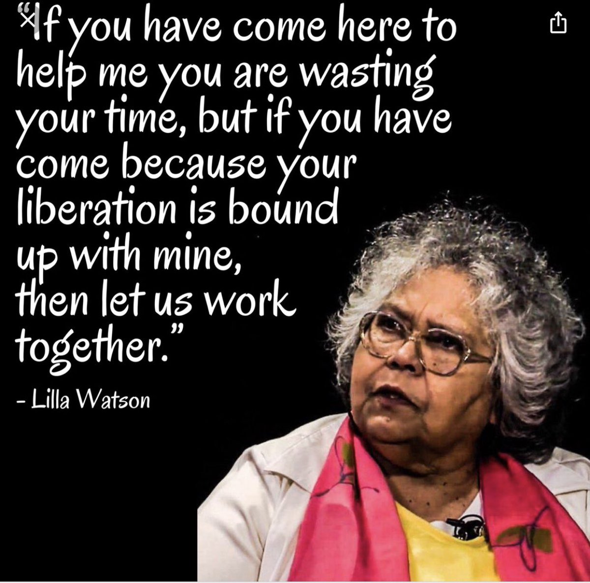 Lila Watson Quote Boasting Of Our Affliction Ignatian Solidarity