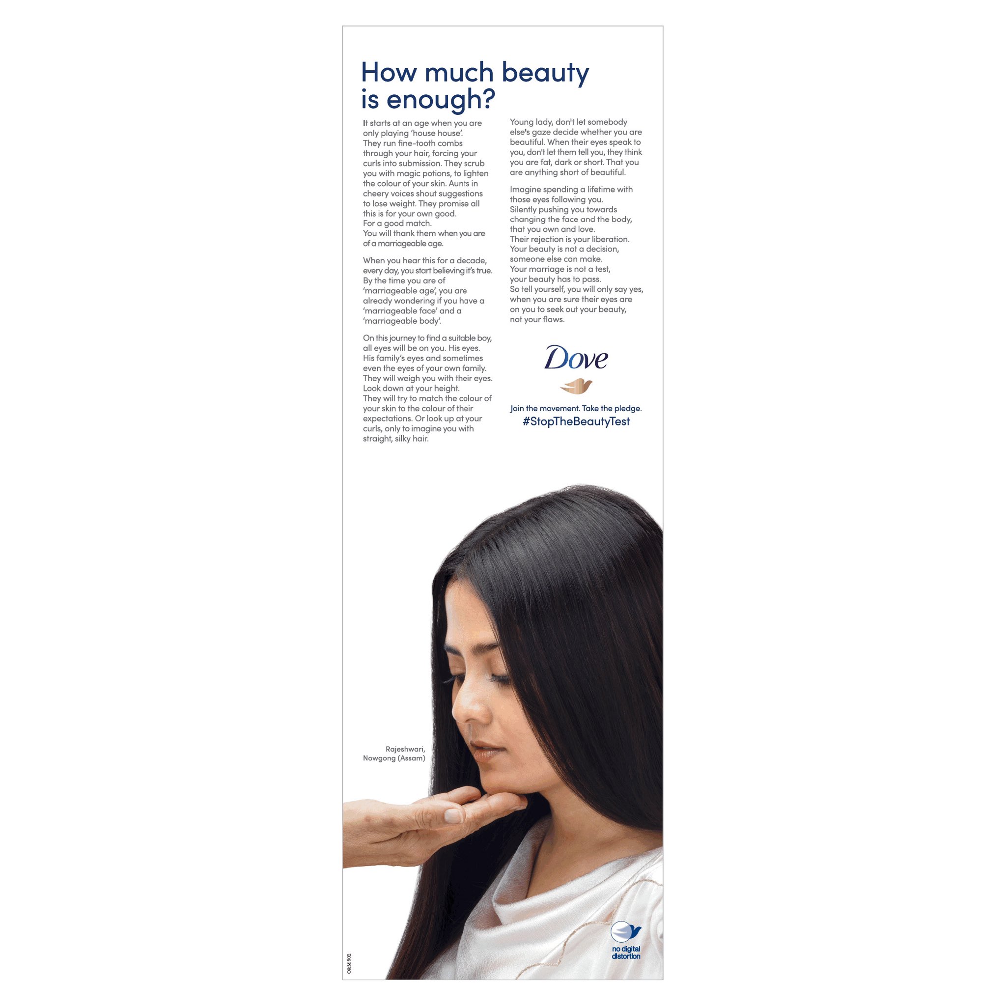 Dove Hair Print Ad