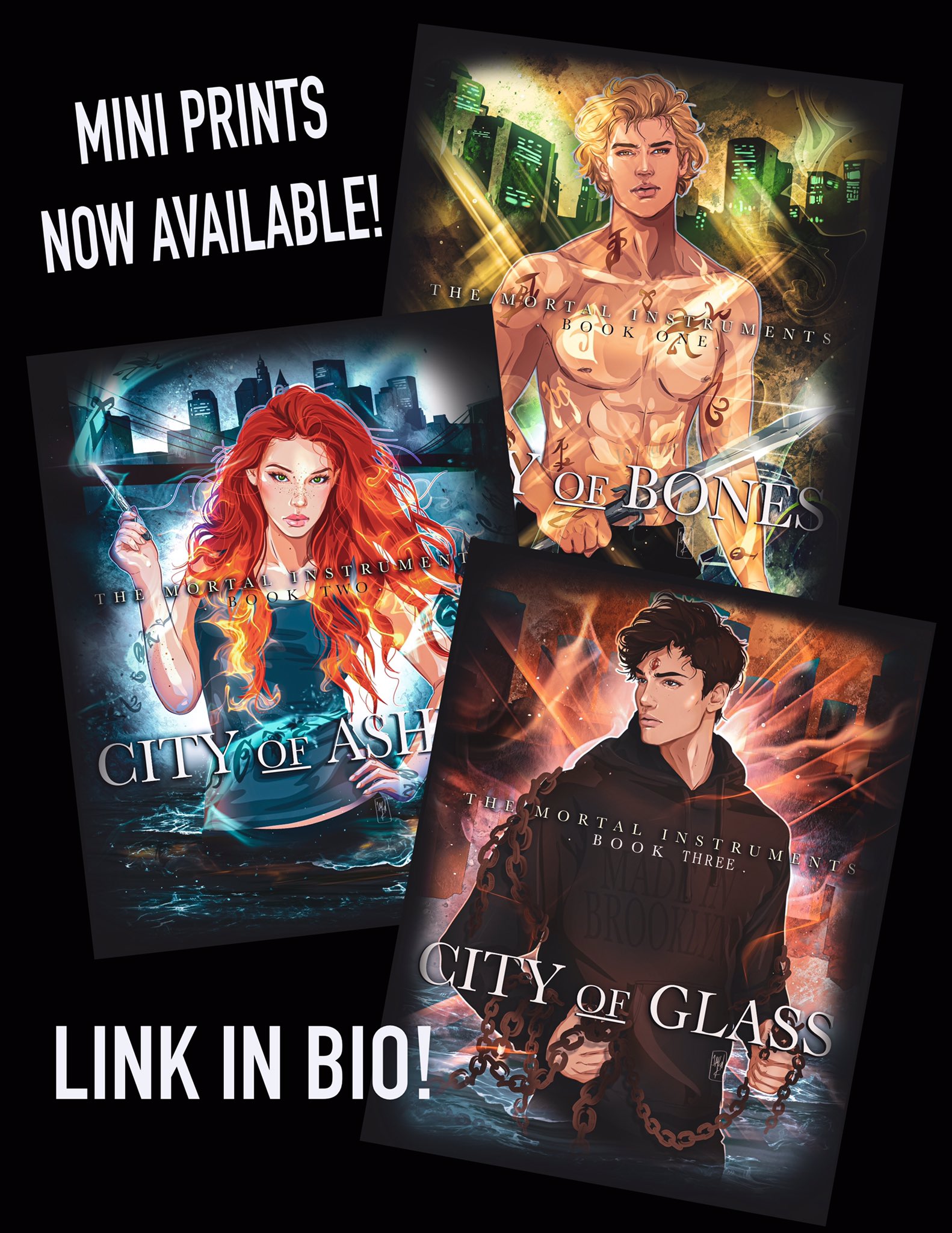 Jace City Of Bones Poster