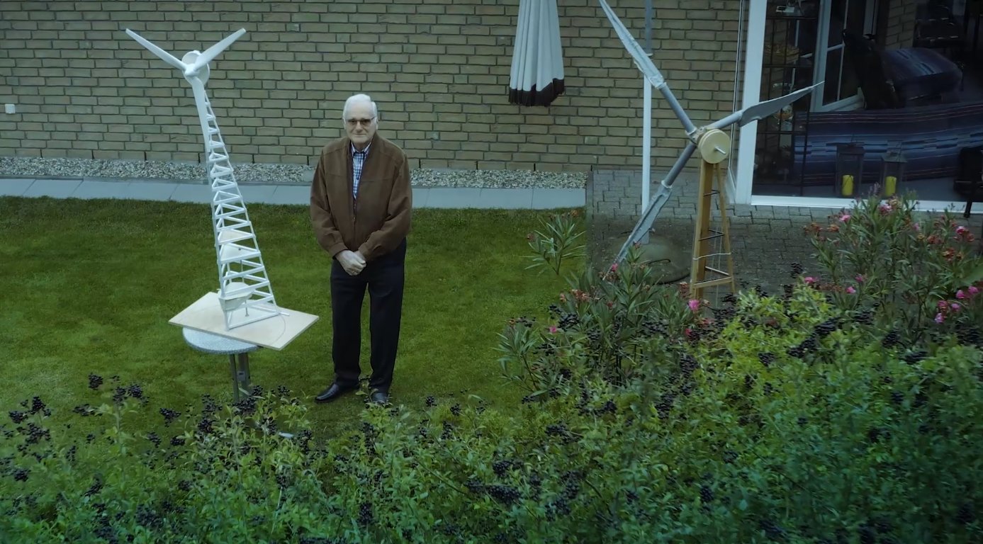 A 92-year-old retiree builds a wind turbine that generates three times ...