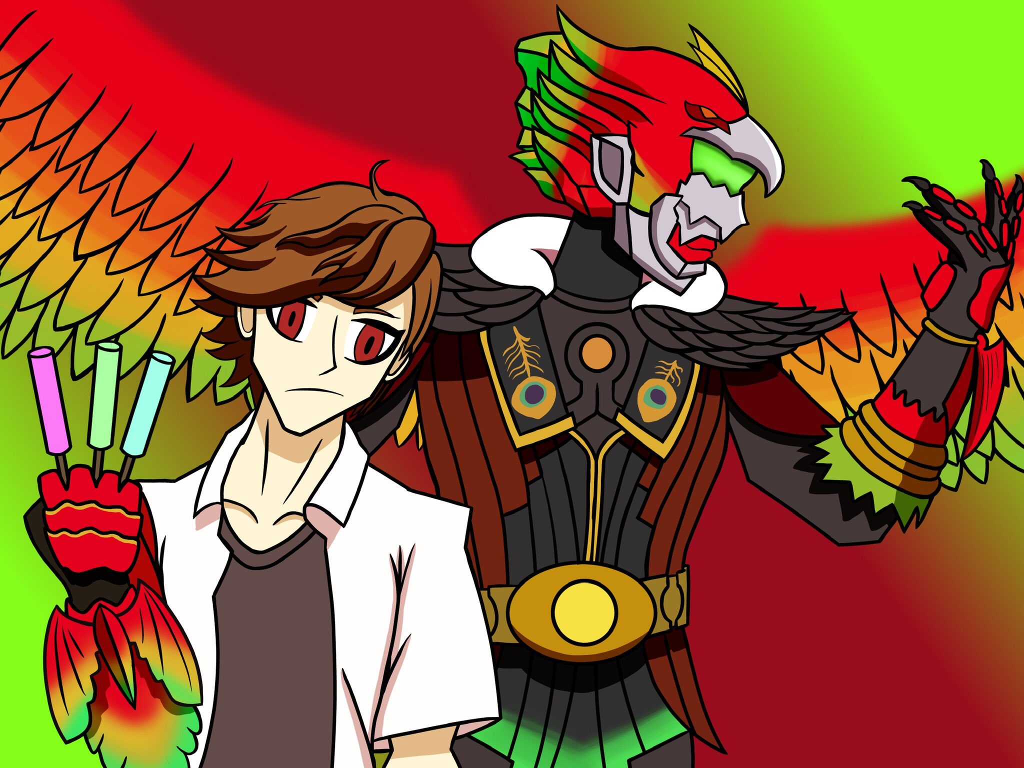 Kamen Rider Ooo Chibi Wallpaper