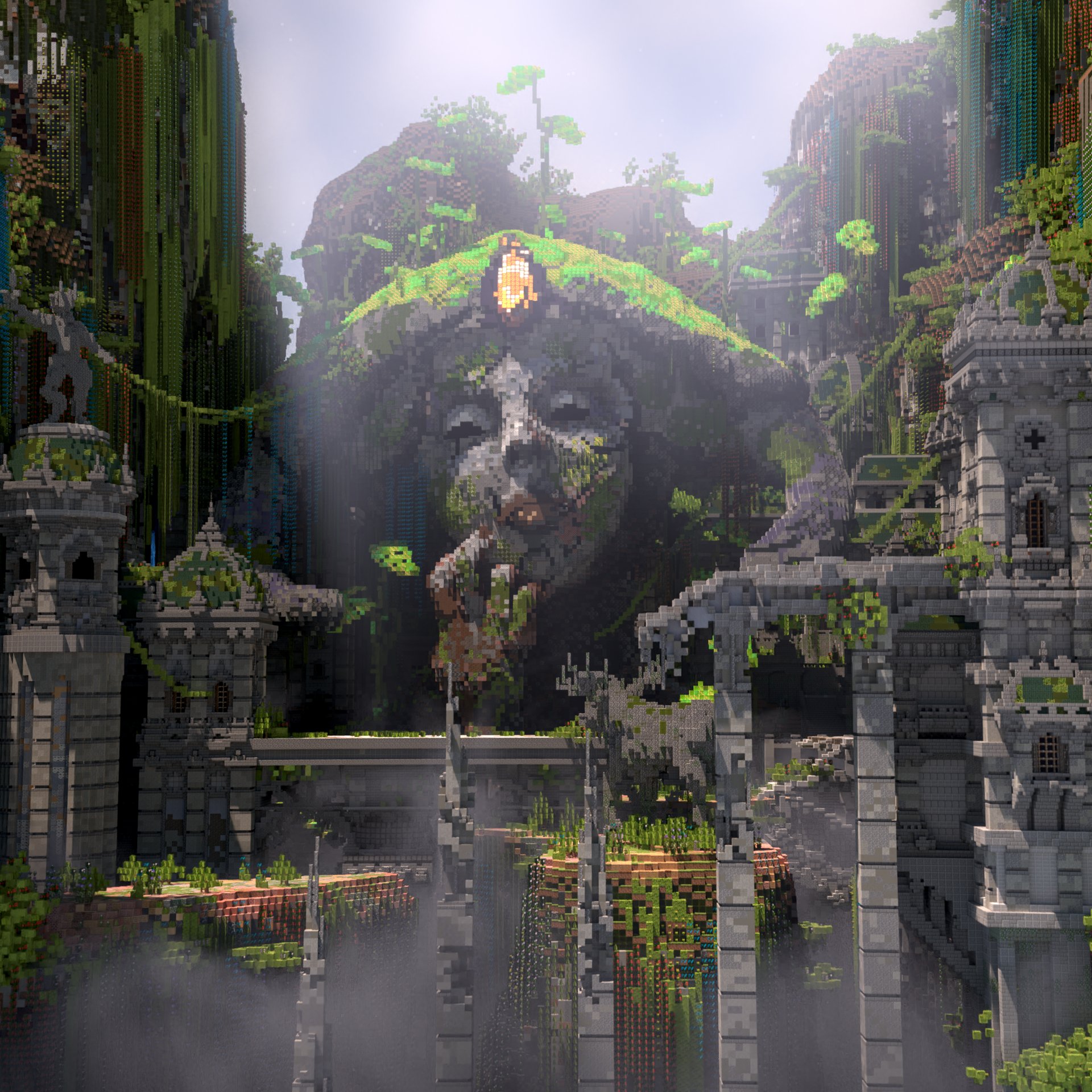 Overgrown City Minecraft