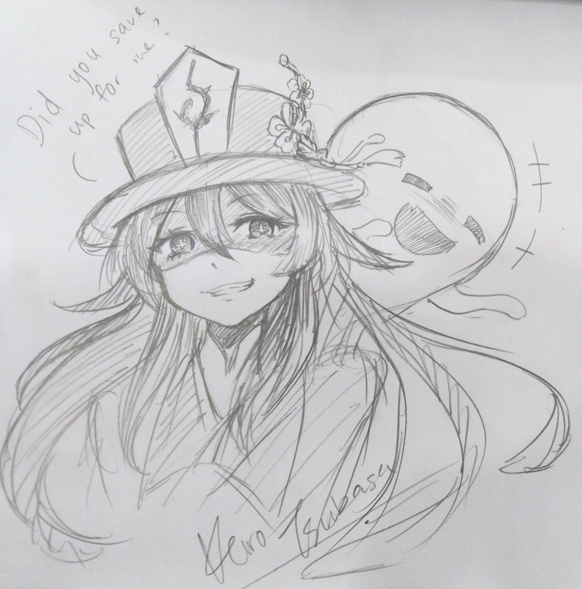 Hu Tao Easy Sticker Drawing Got Colored Genshin Impact HoYoLAB ...