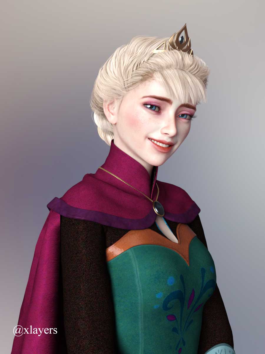 OUAT Elsa by Piku : r/Frozen