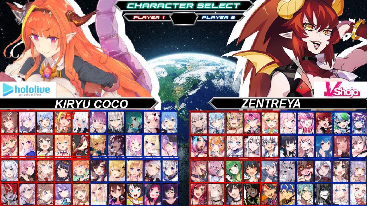️‍🔥 VTuber Of The Week ️‍🔥 on Twitter: "VTuber Fighting Game. Who you playing as? (Full Roster ...