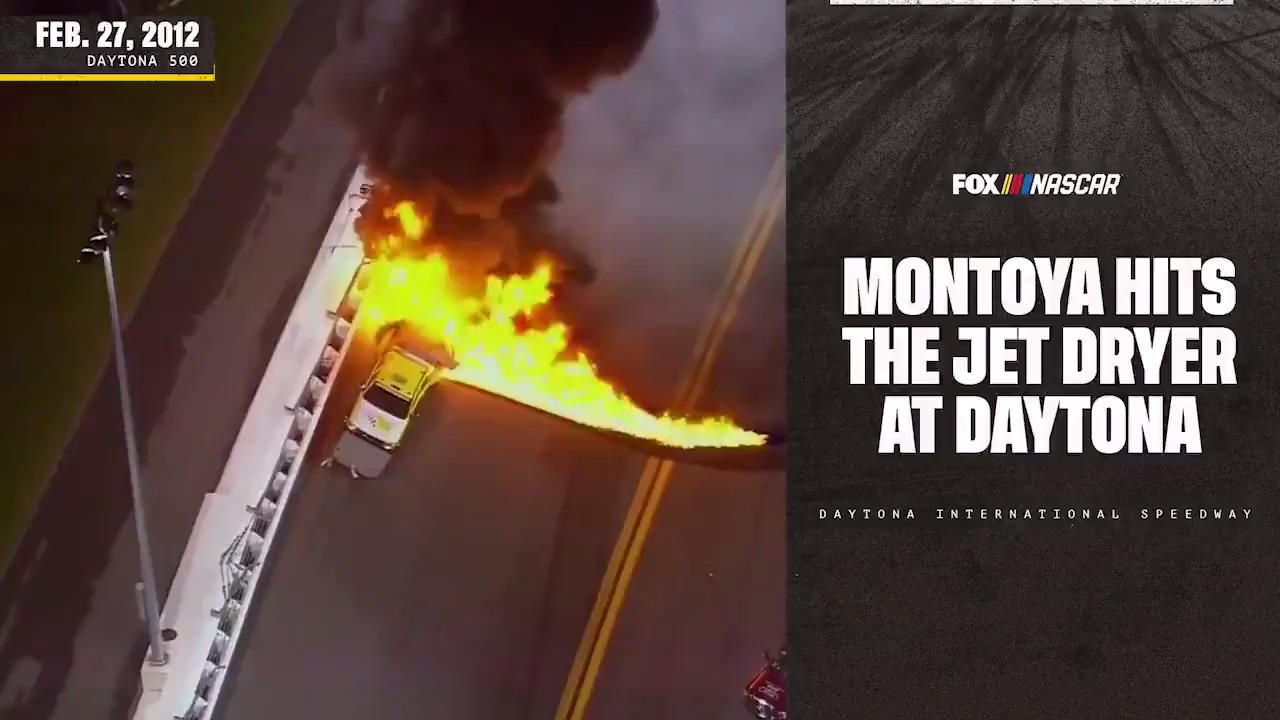 Nascar Jet Dryer Fire NASCAR Jet Dryer Catches Fire During 2016