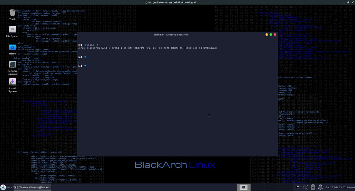 Blackarch linux iso install - ocstart