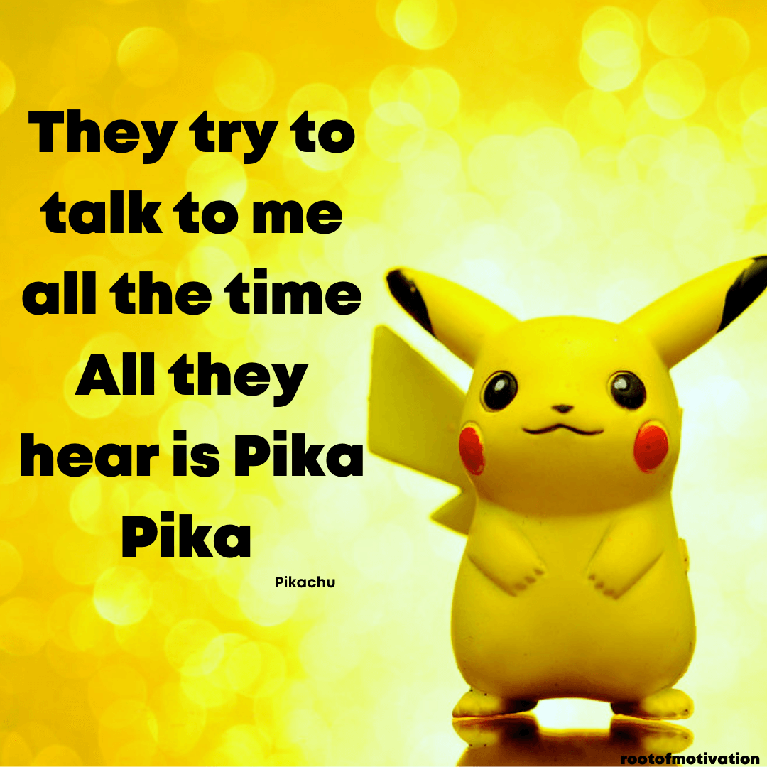 Cute Pikachu Love Quotes